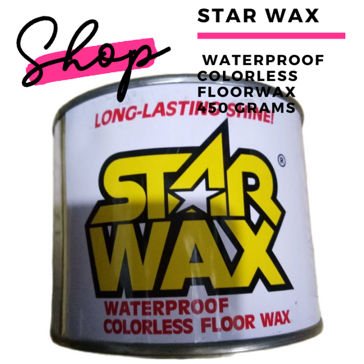 STAR WAX WATERPROOF FLOOR WAX COLORLESS (450 GRAMS) | Lazada PH