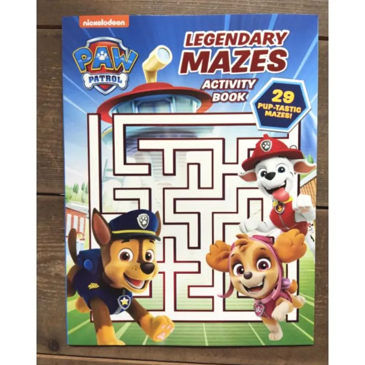 Nickelodeon PAW PATROL - Legendary Mazes Activity Book | Lazada PH