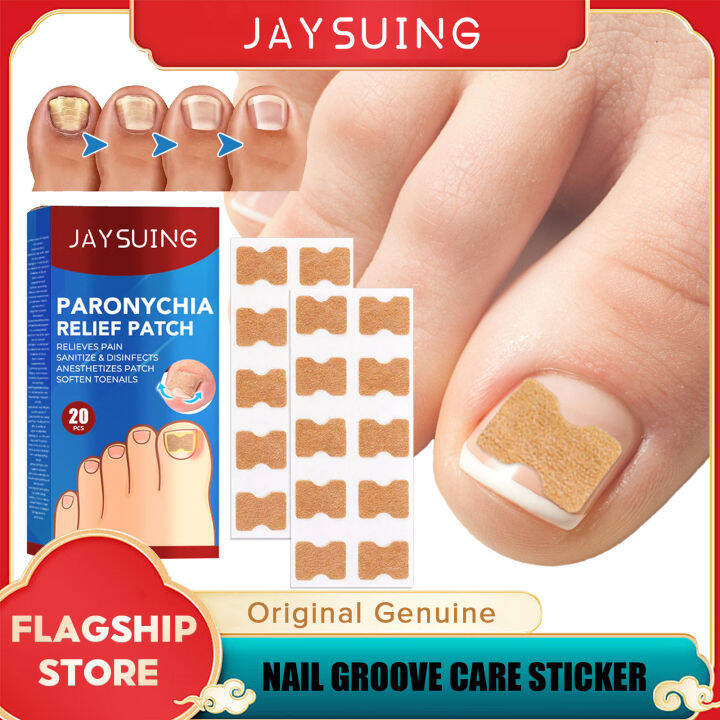 Jaysuing Paronychia Relief Patch Toenail Corrector Patch Paronychia Treatment Fungus Removal ...