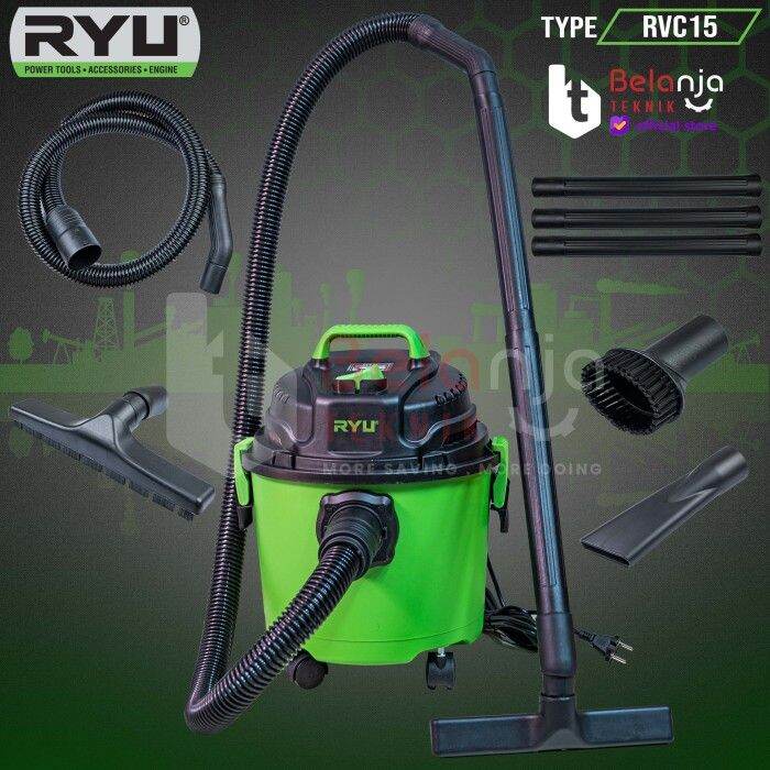 Ryu Vacuum Cleaner Wet & Dry Penyedot Debu RVC15 Basah Kering 15 Liter ...