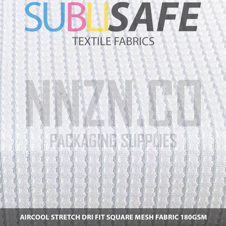 NNZN (PER KILO) Sublimation Safe Aircool Stretch Dri Fit Square Mesh ...