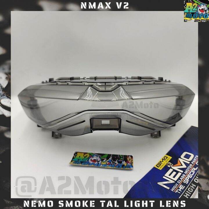 NEMO Tail Light Lens Smoke Cover XMAX Nmax 2020 V2 V1 Click V2 ADV 150 ...