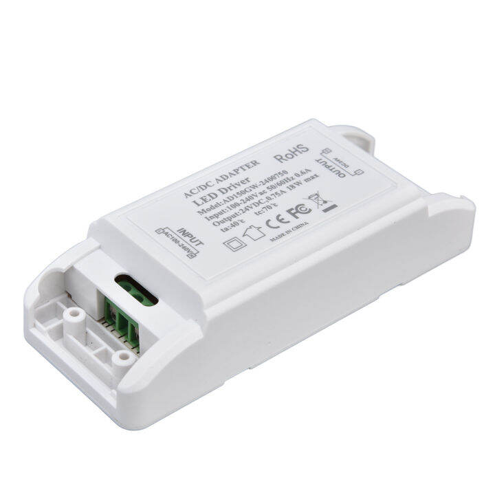 LED Driver 24V 0.75A 18W Quiet Operation Constant Current 24V ...