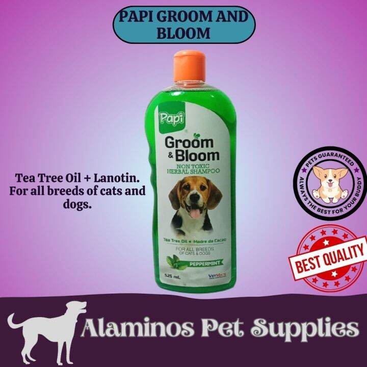 [APS] 525ML PAPI GROOM AND BLOOM/HERBAL SHAMPOO FOR DOG & CAT/PEPPER ...