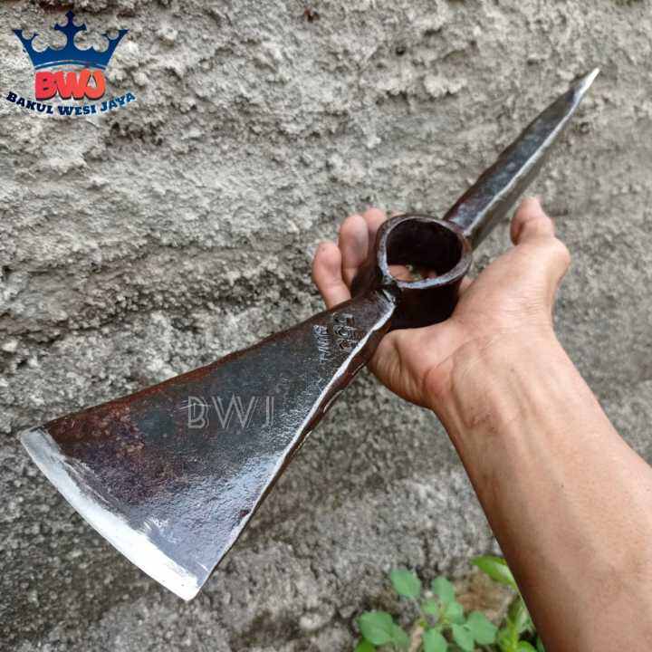 Cangkul Ganco Blencong Gali Tanah Baja Asli - Pacul Batu Bolak Balik ...