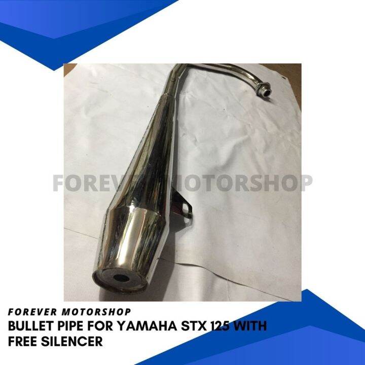 Bullet Pipe For Yamaha STX 125 with free silencer | Lazada PH