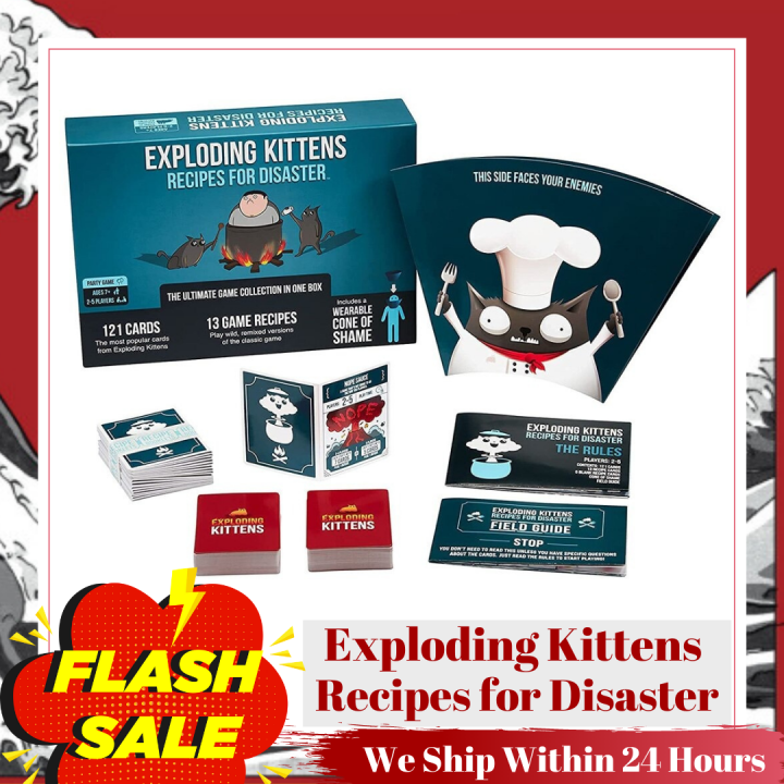 🔥 Exploding Kittens Recipes for Disaster | Card Game for Kids and ...