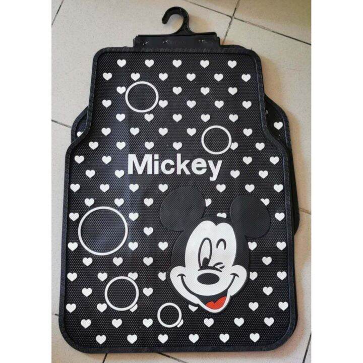 car foot mat COD 5in1 car matting mickey mouse | Lazada PH