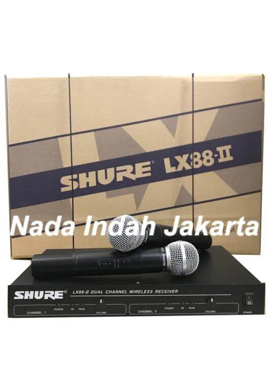 Microphone Mic Wireless SHURE LX88 II - SHURE LX II | Lazada Indonesia
