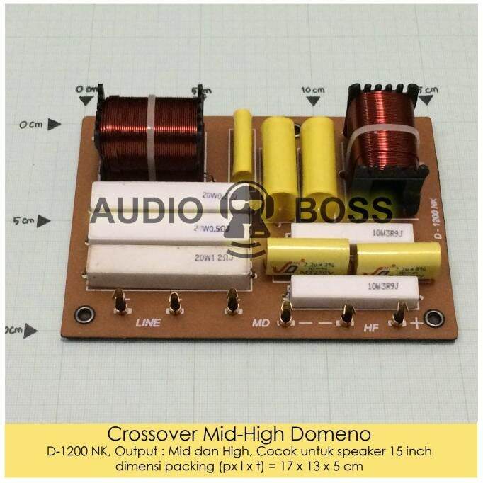 Crossover Passive Mid High Domeno / Crossover Output Mid High D-1200 NK ...
