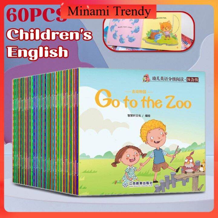 60 Books Set Early Learning English Story Book for Kids Buku Budak ...