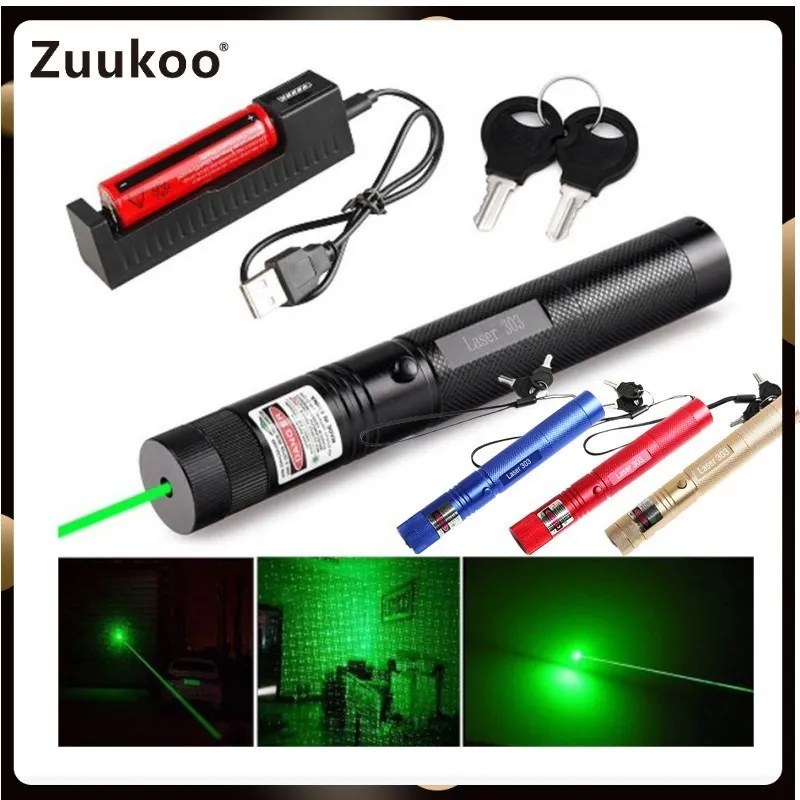 Green Laser Pointer Beam