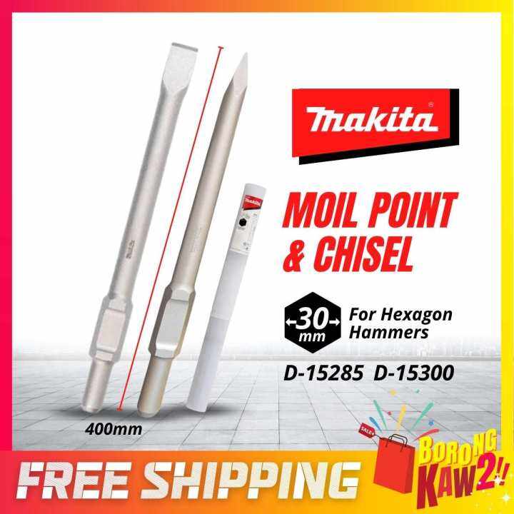 MAKITA ORIGINAL Moil Point & Chisel Bull Point Scaling Chisel Rotary ...