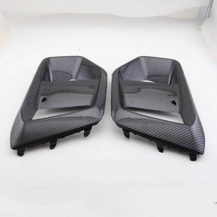 Carbon Fiber matte black Texture Body kit Car Fog Lamp Frame For Ford ...