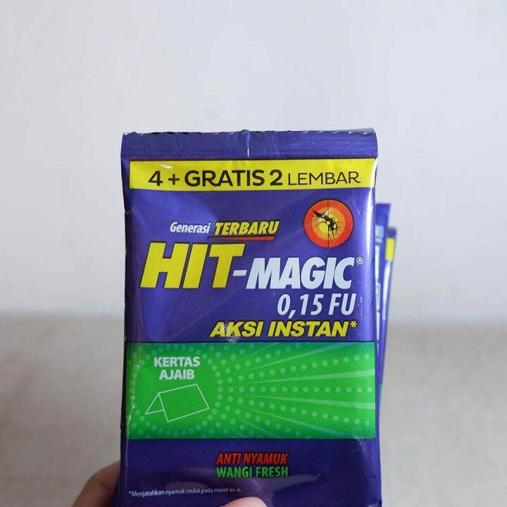 Obat Nyamuk Kertas Murah Hit Magic Isi 6 Lembar | Lazada Indonesia