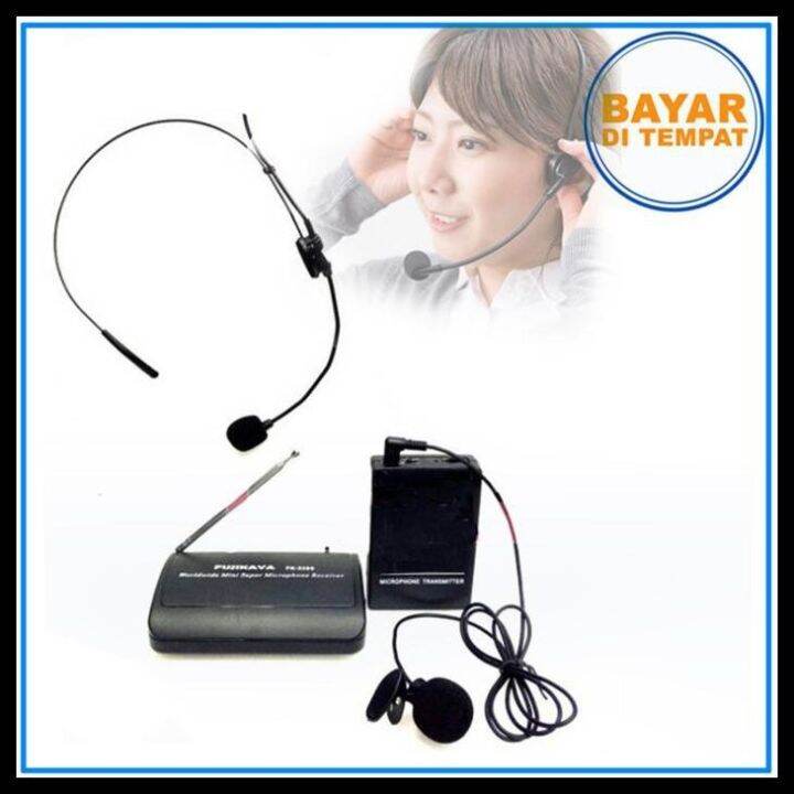 Mic Wireless Homic MH-709 Plus Headset - Mikrofon Clip On Wireless ...