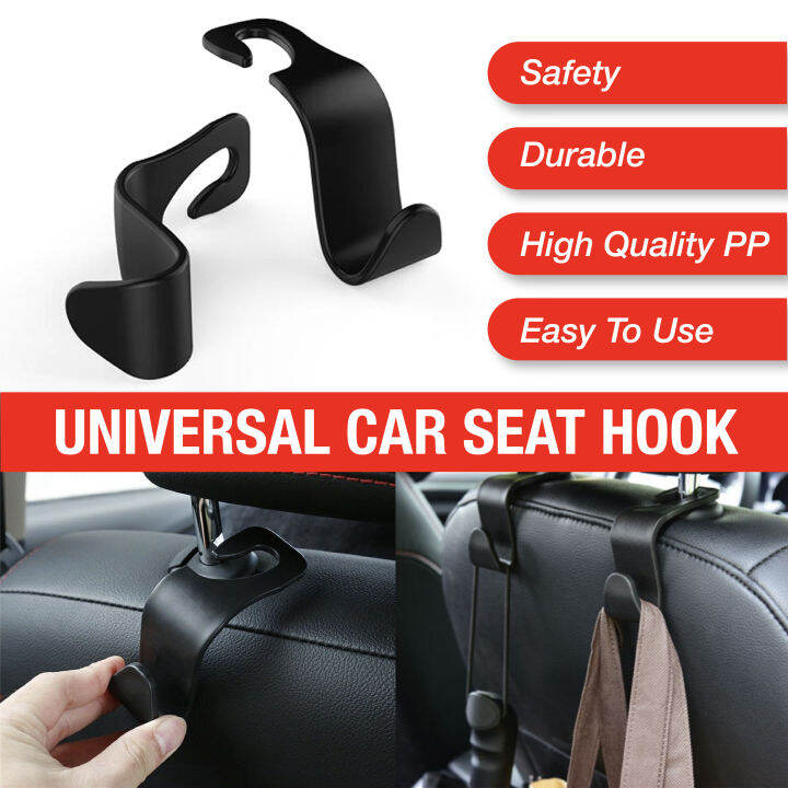 1PC Headrest Hanger Strong Load Capacity Car Interior Accessories ...