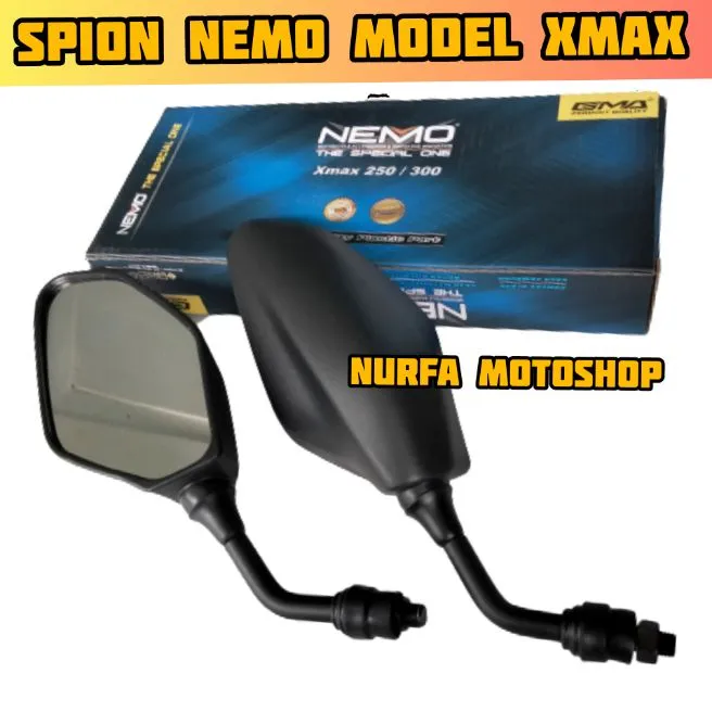 Spion Nemo GMA motor standar model Xmax 250 for PCX & Universal honda | Lazada Indonesia