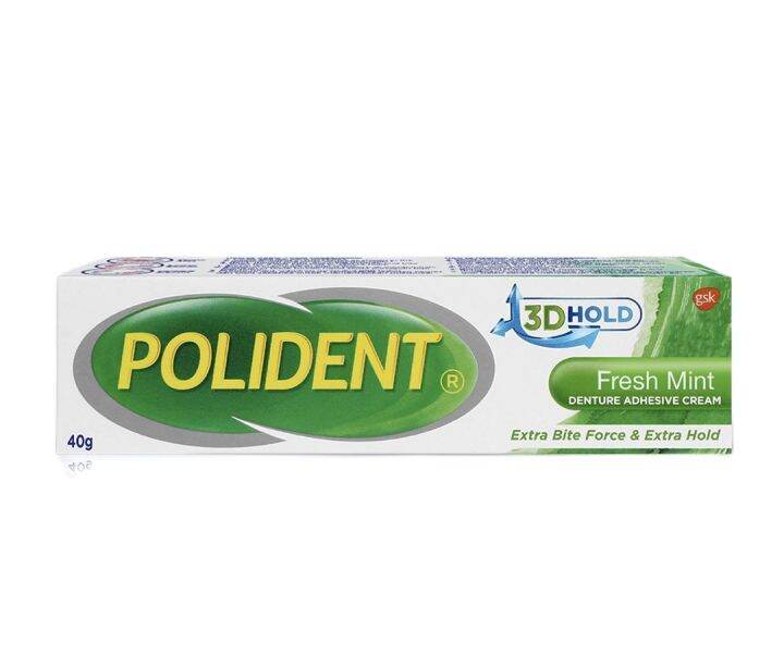 Polident Fresh Mint Denture Adhesive Cream 40g | Lazada PH