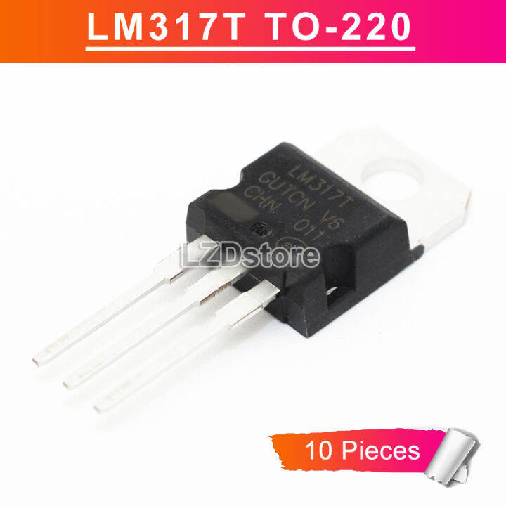 10pcs LM317T TO-220 LM317 T0220 Adjustable Voltage Regulator new original | Lazada PH