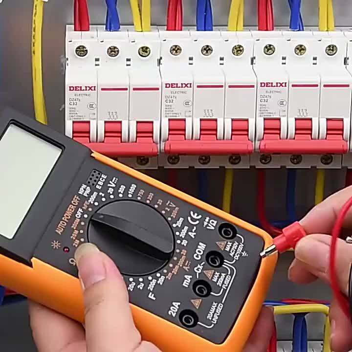 MY9205A Digital Multimeter Tester Manual Range Voltage Meter True RMS ...