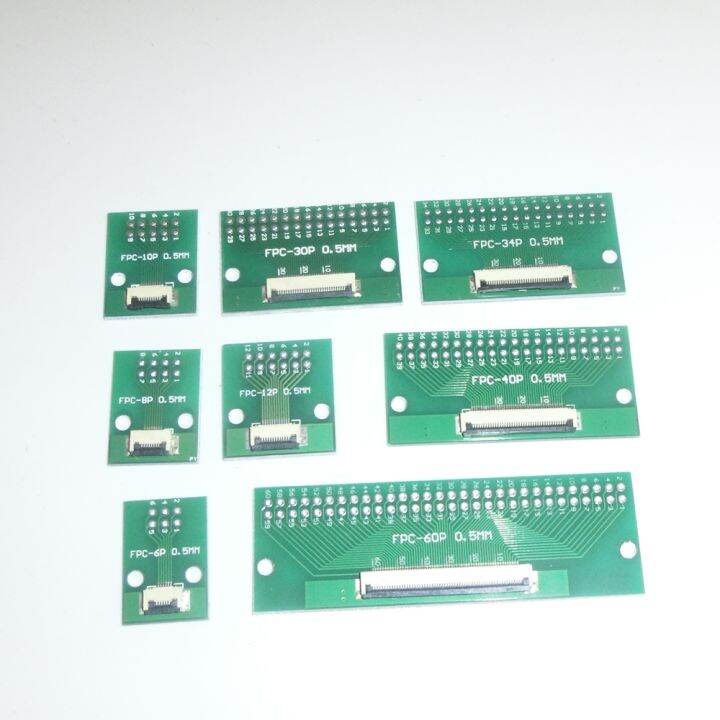 1PCS FFC / FPC Adapter Board 0.5MM to 2.54MM Soldered Connector 6/12/24/40/50/60P | Lazada.co.th