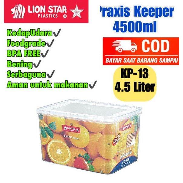 KP-13 Lionstar Box Es Buah 4.5 Liter Tempat Buah Box Tutup Serbaguna | Lazada Indonesia