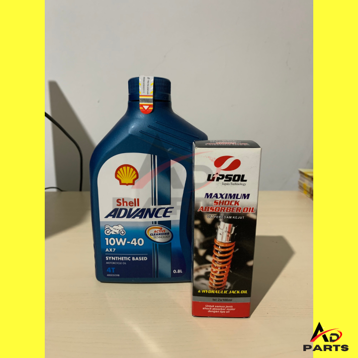 SHELL ADVANCE AX7 10W-40 4T 0.8L | Lazada Indonesia
