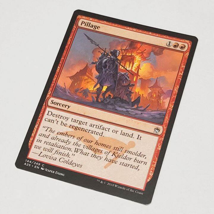 MTG Card PILLAGE Magic the Gathering Trading Card Game Red | Lazada PH