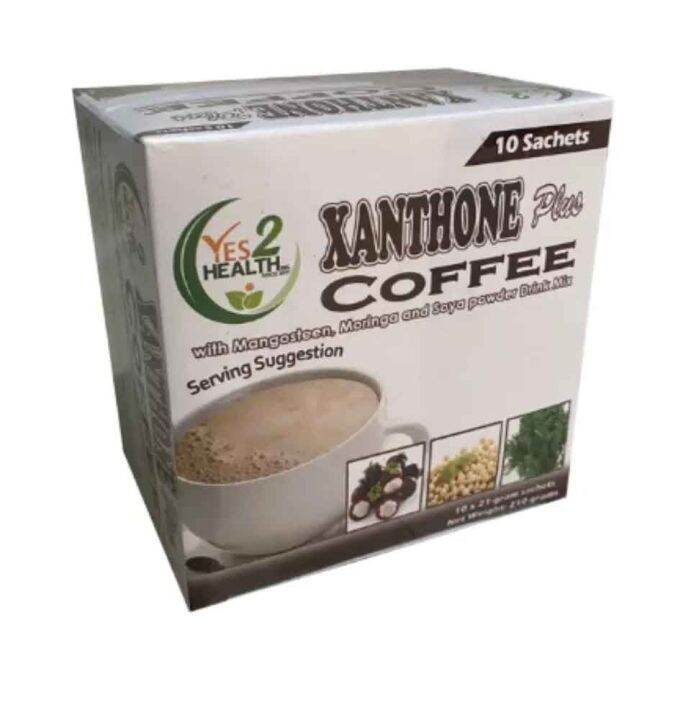 Xanthone Plus Coffee with Mangosteen, Moringa and Soya Powder Drink Mix ...