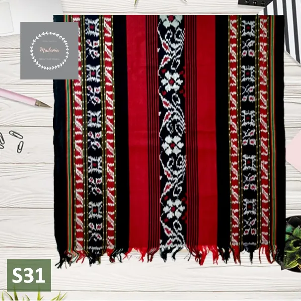 S31 Kerajinan Tangan Kain Tenun Ikat Tradisional Jenis Blanket Motif Sumbawa | Lazada Indonesia