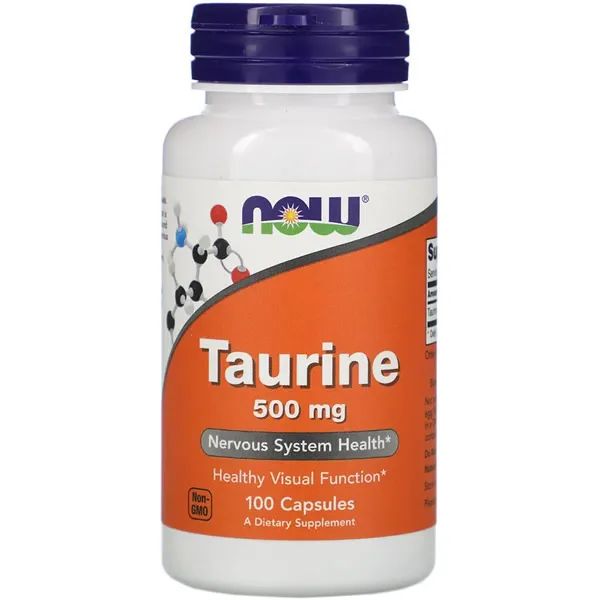 NOW Foods, Taurine, 500 mg, 100 Veg Capsules | Lazada PH