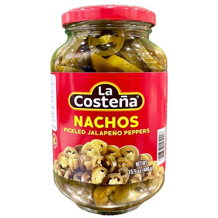 La Costena Pickled Nacho Sliced Jalapeños, 440g | Lazada