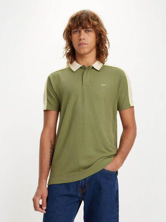 เสื้อโปโล Levi's® Men's Original Housemark Performance Polo Shirt | Lazada.co.th
