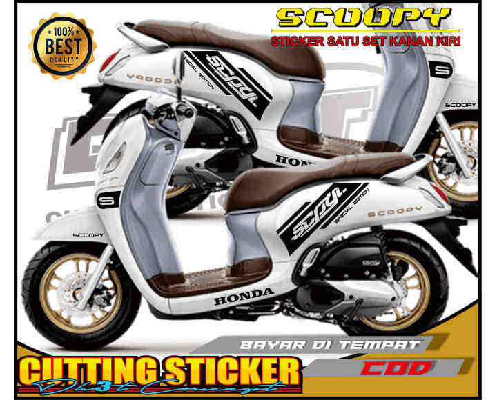 STICKER SCOOPY SPECIAL EDITION CUTTING STICKER SCOOPY PRESTIGE | Lazada ...