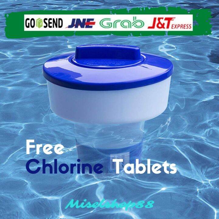 New floating chlorine klorin dispenser pelampung Kaporit Tablet ...
