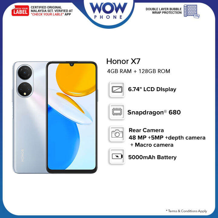 [READY STOCK] HONOR X7 [4GB RAM | 128GB ROM] 1 Year Warranty by Honor Malaysia!! | Lazada