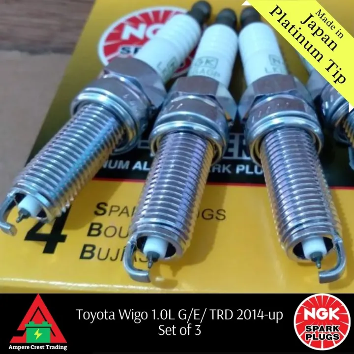 NGK Spark Plug G-Power Platinum Alloy (LKR6AGP) for Toyota Wigo 2013 ...