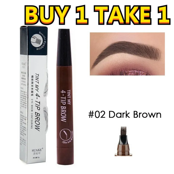 【Buy 1 Take 1】5 Colors Four-Head Bifurcation Four Eyebrow Sunisa ...
