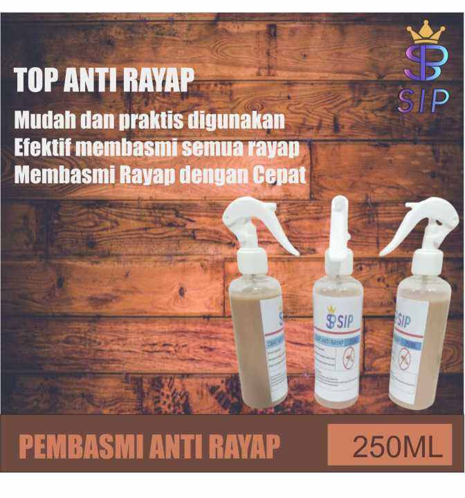Obat Anti Rayap Spray Rayap 250 ml / Racun Rayap Semprot Cair / Anti ...