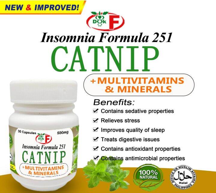 INSOMNIA FORMULA 251 CATNIP CAPSULES (MAIN) | Lazada PH
