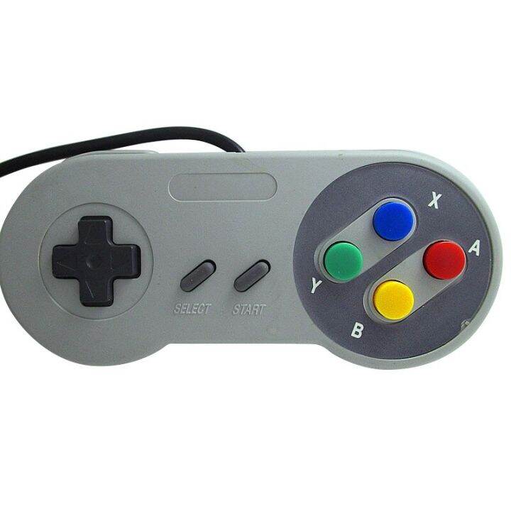 Gamepads 16 Bit Controller สำหรับ Super Nintendo Snes System Console