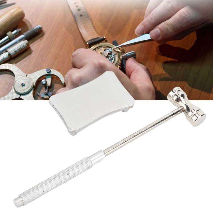 Professional Iron Dapping Bench Block Hammer ชุดนาฬิกาซ่อมนาฬิกา ...