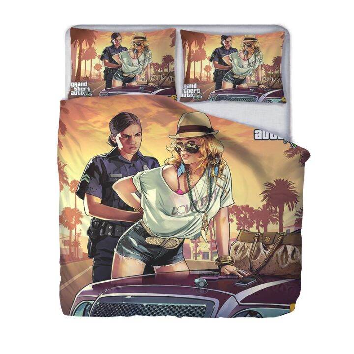 [COD] cross-border three-piece set European and size Grand Theft GTA ...