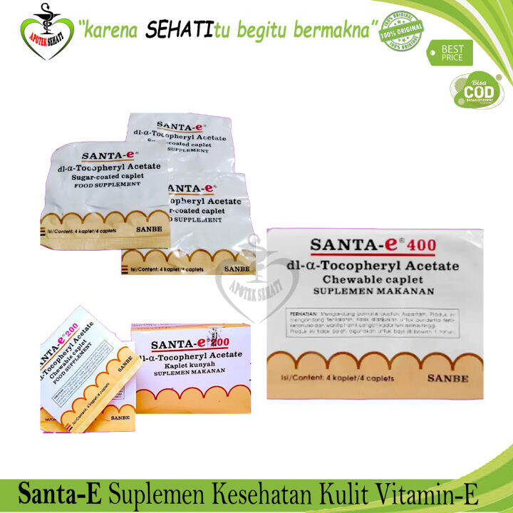 Santa E Suplemen Kesehatan Kulit Mengandung Vitamin E | Lazada Indonesia