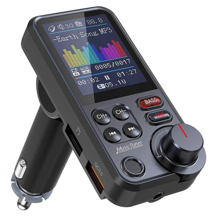 BT93 Car Mp3 Player U Disk Music Bluetooth 5.0 FM Transmitter EQ Mode ...