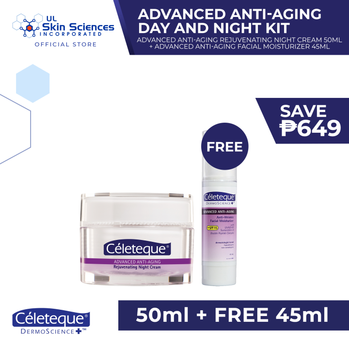 Celeteque Advanced Anti-Aging Day and Night Kit (Save P649) | Lazada PH