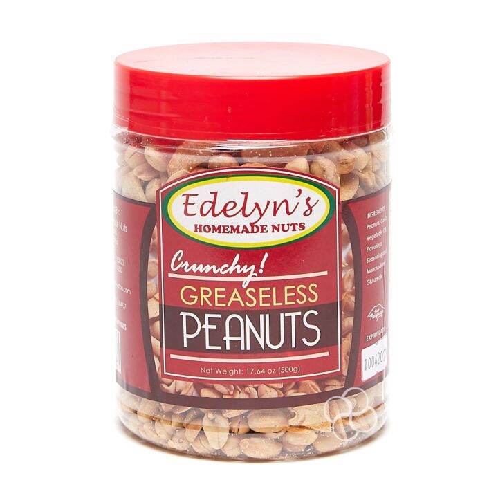 Edelyn's Homemade Nuts Crunchy! Greaseless Peanuts 500g | Lazada PH