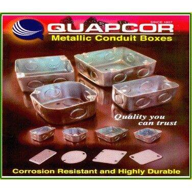 Quapcor DT Metal #16-B ( Junction Box 4 x 4 / Utility Box 2 x 4 ...