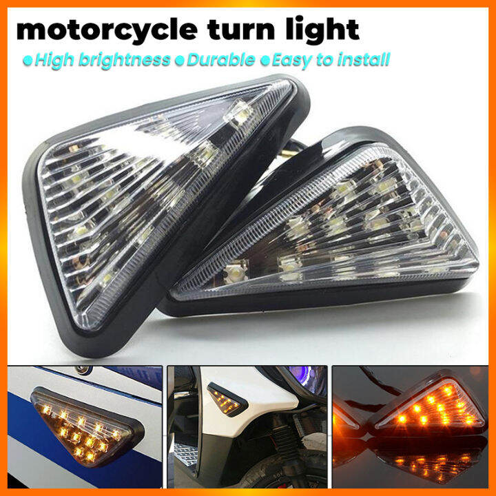 E&M Universal Motorcycle turn Signal light Lamp Blinker Flash Direction ...